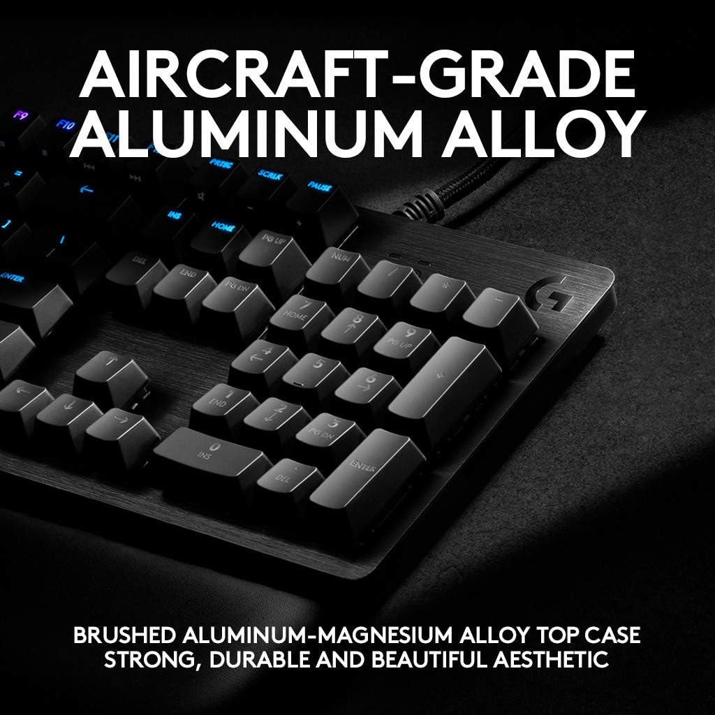 Logitech G513 CARBON LIGHTSYNC RGB Mechanical Gaming Keyboard with GX ...