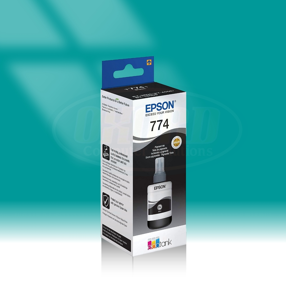 Epson Ink Genuine/ Authentic /Original T7741 for M200 , M100, L1455 ...