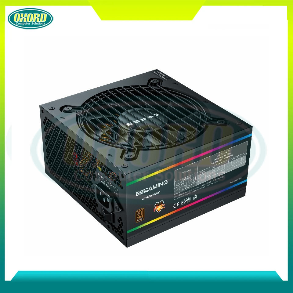 ESGAMING ES-750W TRUE RATED PSU 80+ Plus Bronze – OXORD » OXORD ...